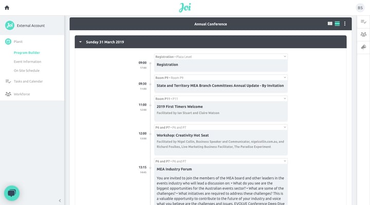 Program Builder • Joi